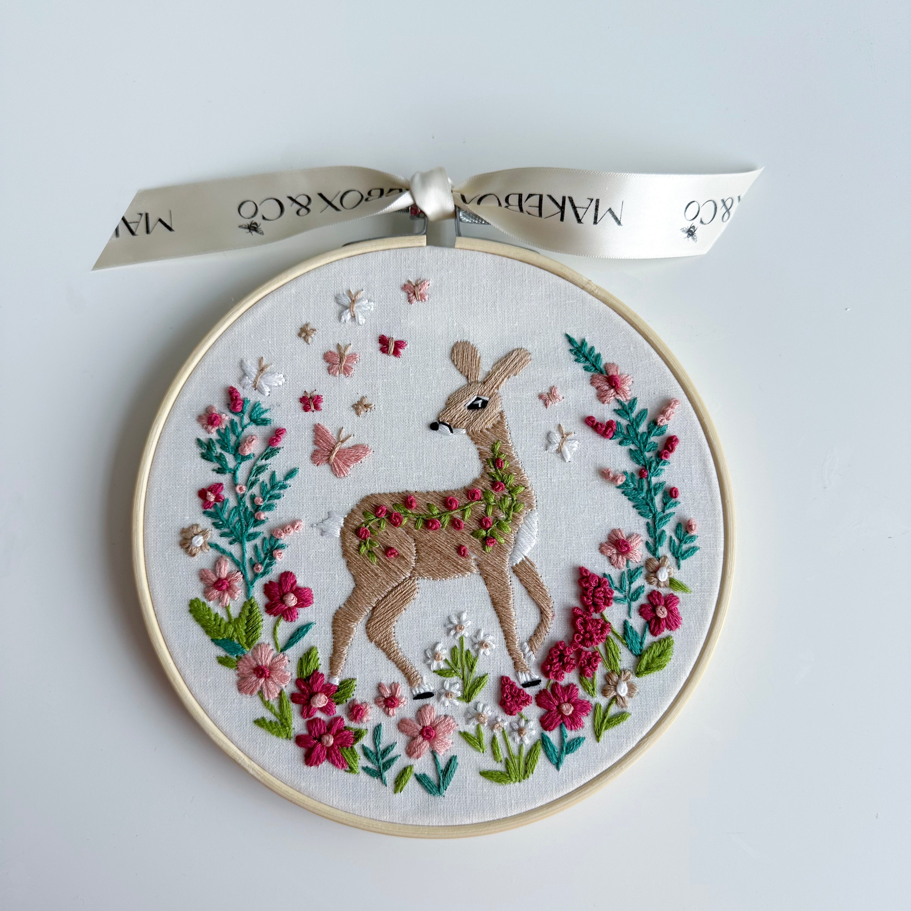 The Frolicking Fawn Embroidery, 7 inch – MakeBox & Co.