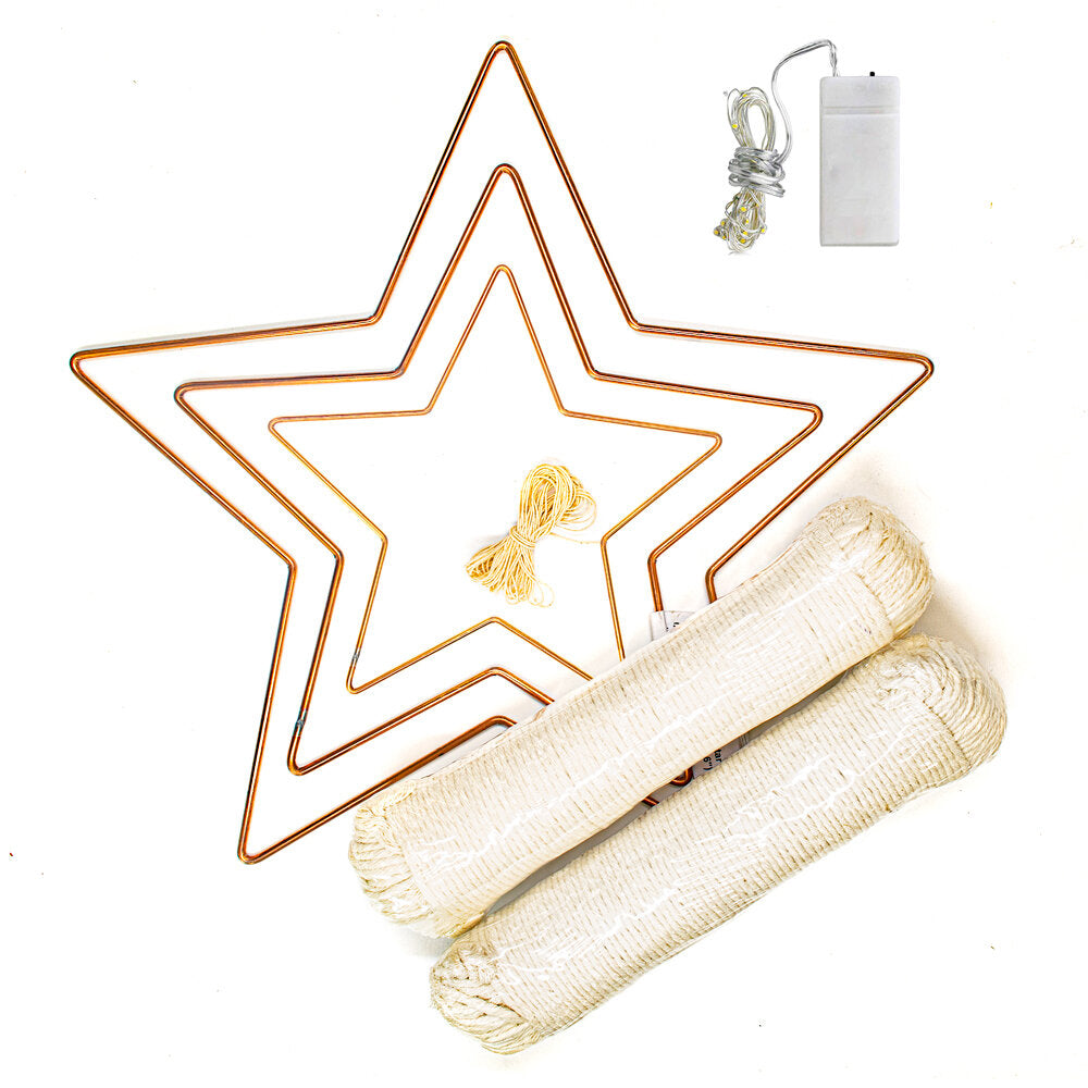 Peakdale: 3 Shooting Stars Macrame Kit – MakeBox & Co.