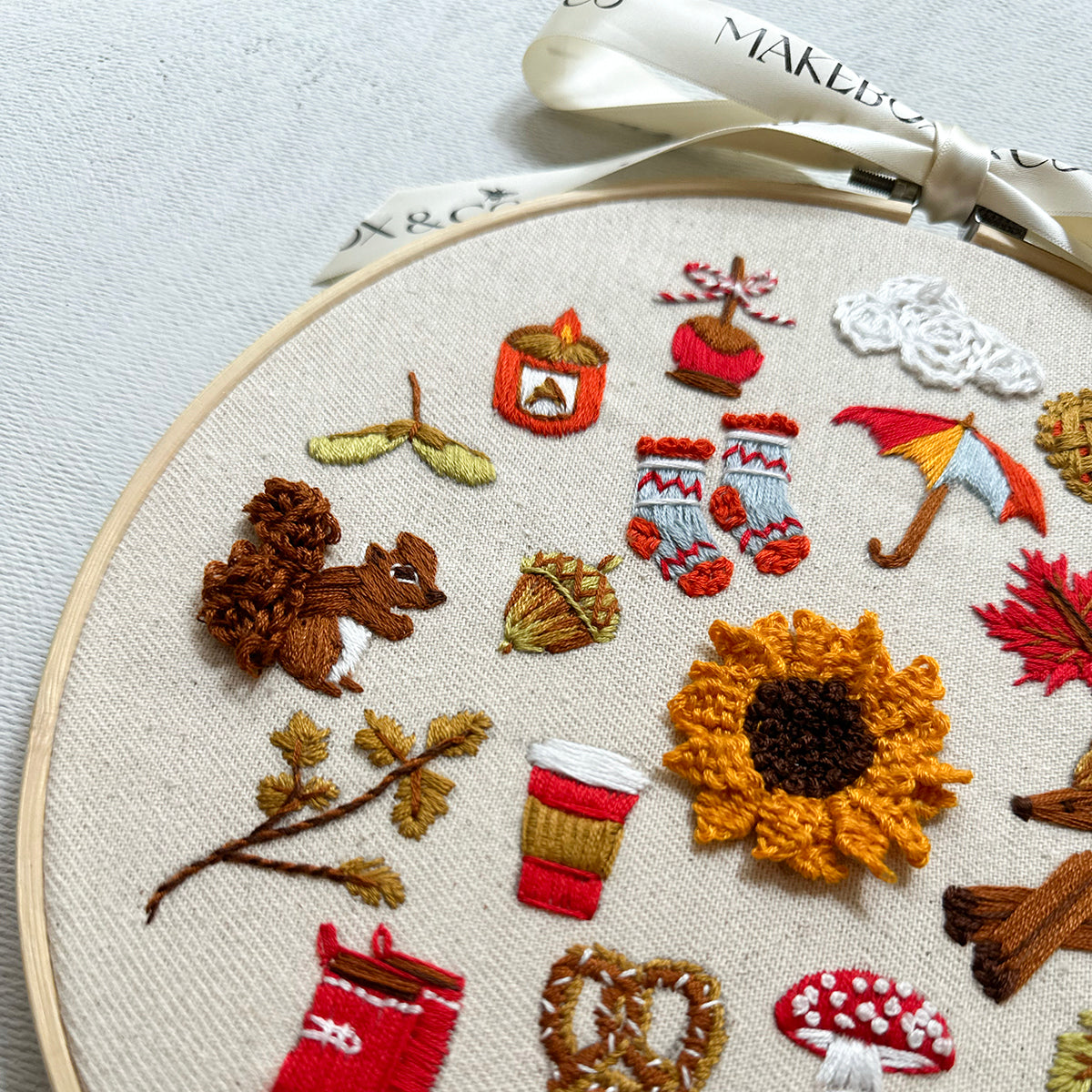 Autumn Stitches Embroidery – MakeBox & Co.