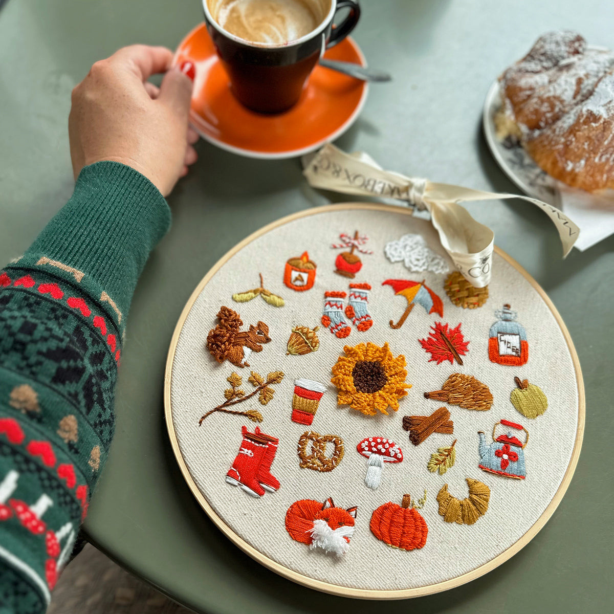 Autumn Stitches Embroidery – MakeBox & Co.